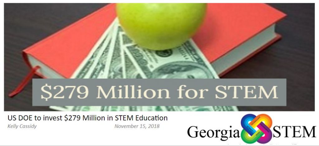 US DOE to invest $279 Million in STEM Education Funding - #GeorgiaSTEM